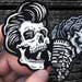 Greaser Rockabilly Skull Sticker Decal - Skull Singer With Vintage ...