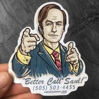 Better Call Saul - NAMAST3 License Plate Sticker - Etsy