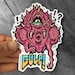 Cacodemon GULP! - Sticker Decal - Doom Eternal Demon - FREE Shipping - Etsy