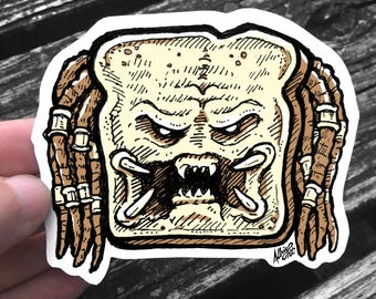 Groovy Evil Dead Ash Williams with 3D Glasses Sticker | Etsy