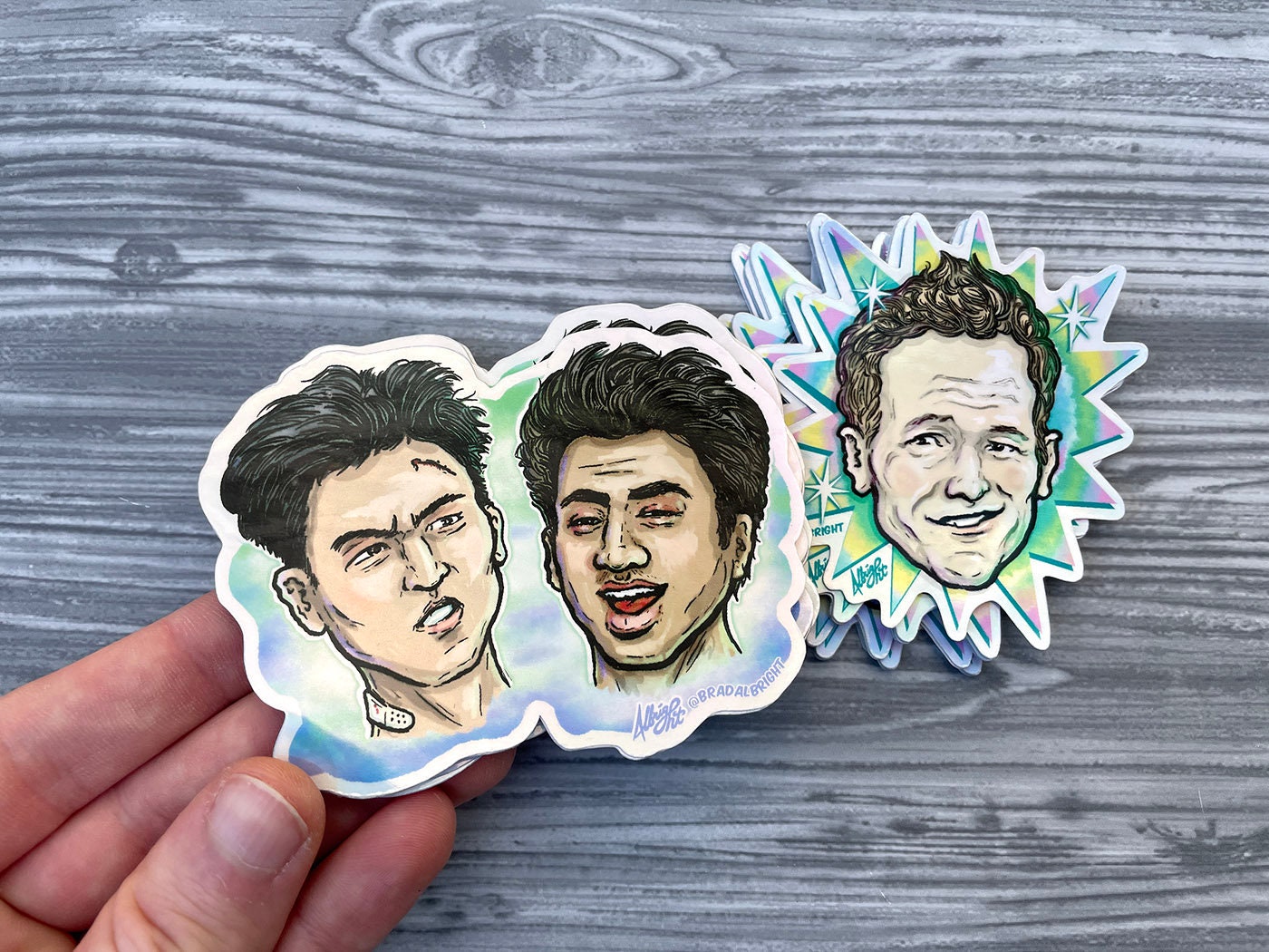 Harold & Kumar NPH Holographic Foil Sticker Decals FREE - Etsy UK