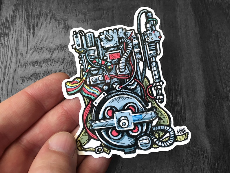 Proton Pack Sticker Decal FREE US SHIPPING - Etsy