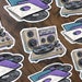 Stack of Vinyl Records Audiophile Music Sticker Water Resistant Decal ...