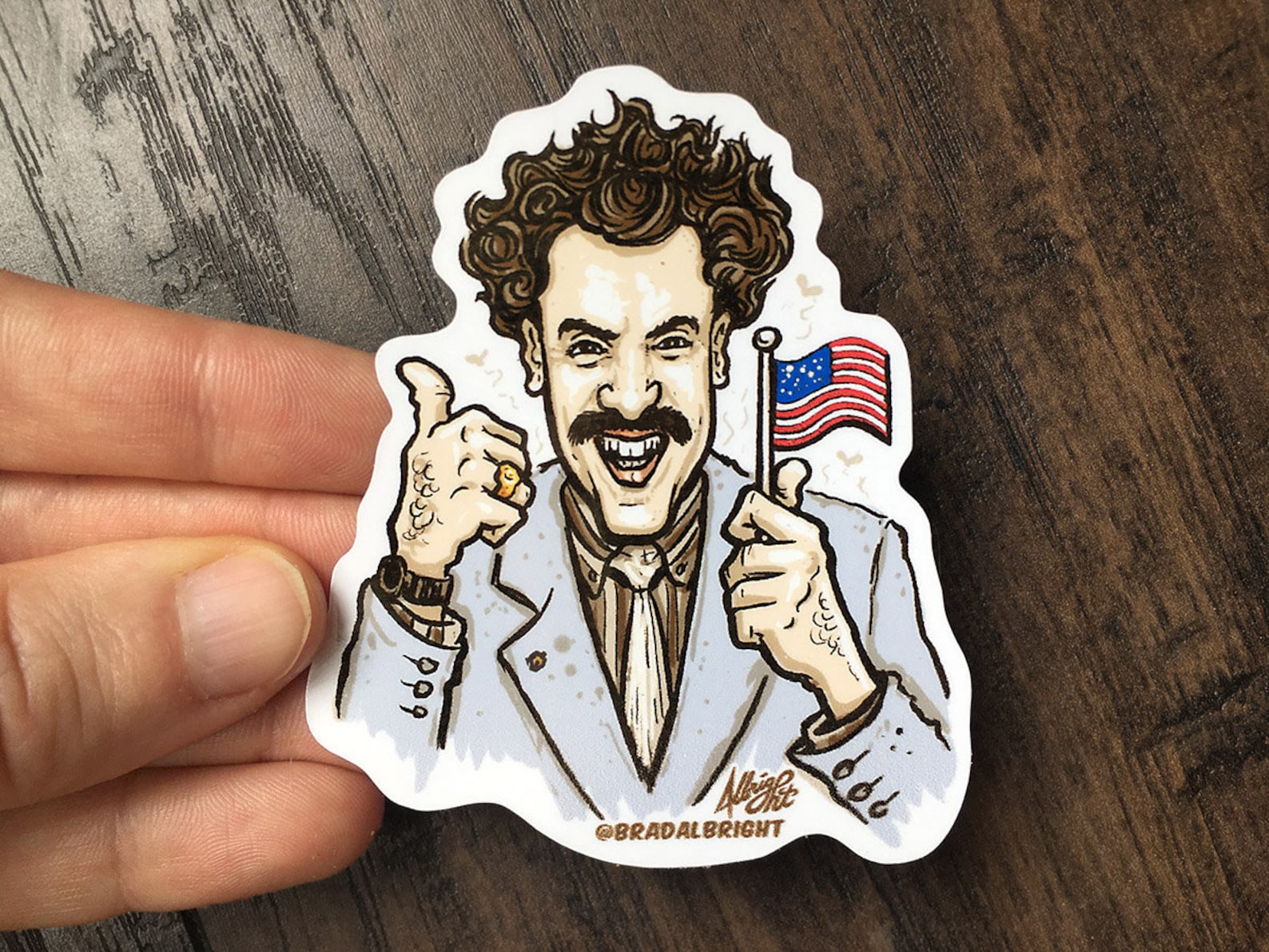 Borat 2020 Sticker - Weather Resistant Decal - FREE Shipping - Etsy