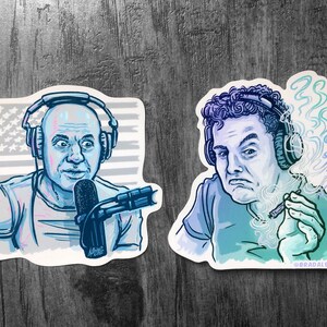 Elon Musk Smoking - Rogan Podcast Portrait - Sticker Decal - Etsy