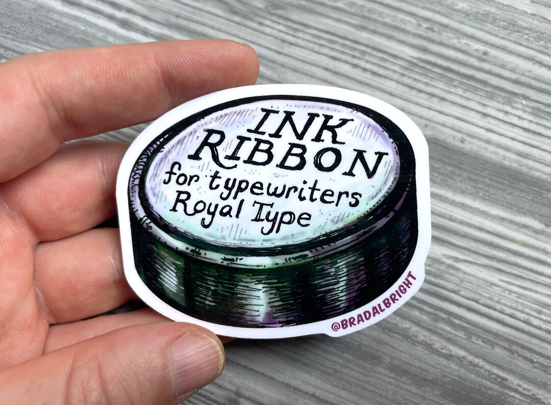 Ink Ribbon - for Typewriters, Royal Type - Res Evil Stickers & Magnets ...