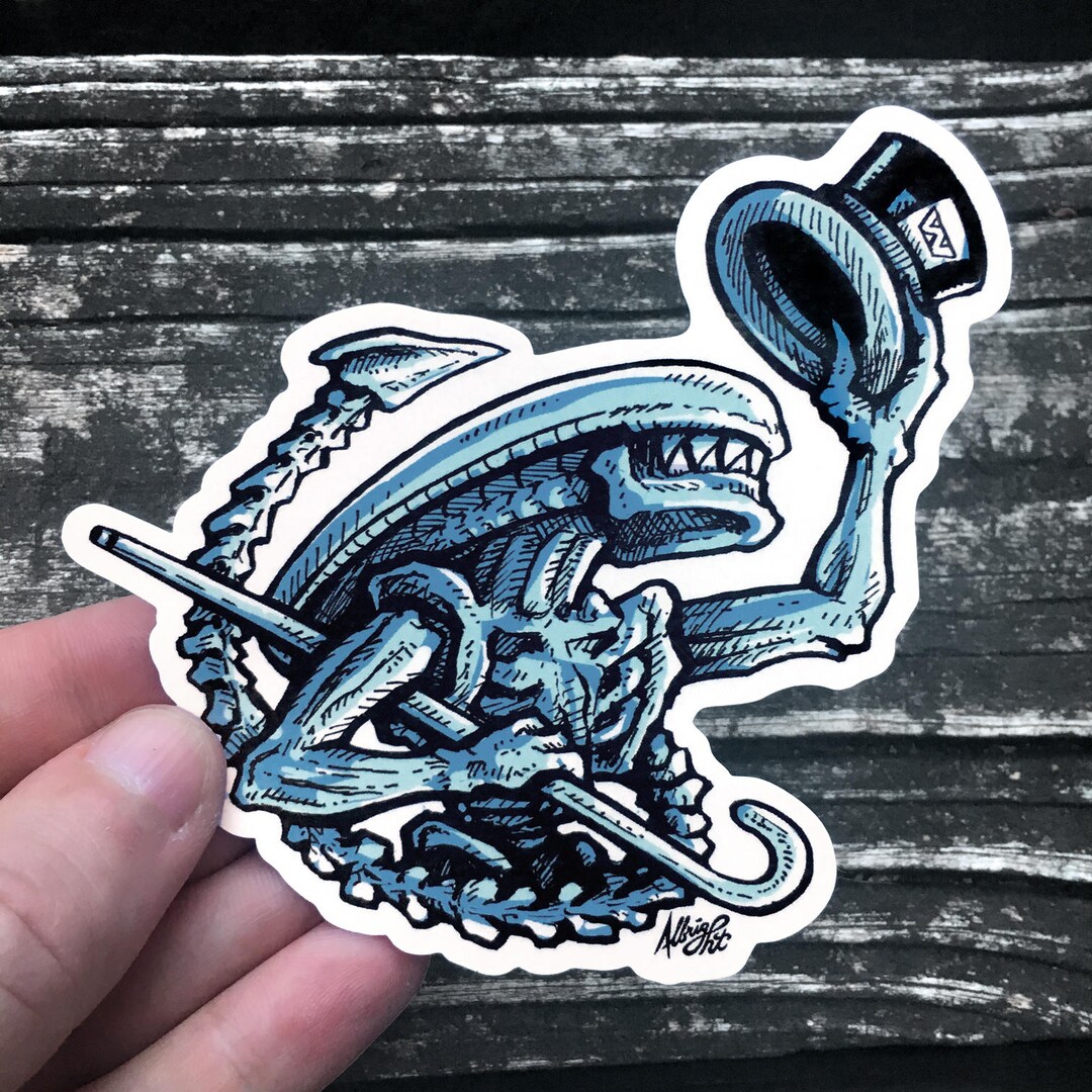 Singing Dancing Alien - Weatherproof Decal - FREE US Shipping - Etsy