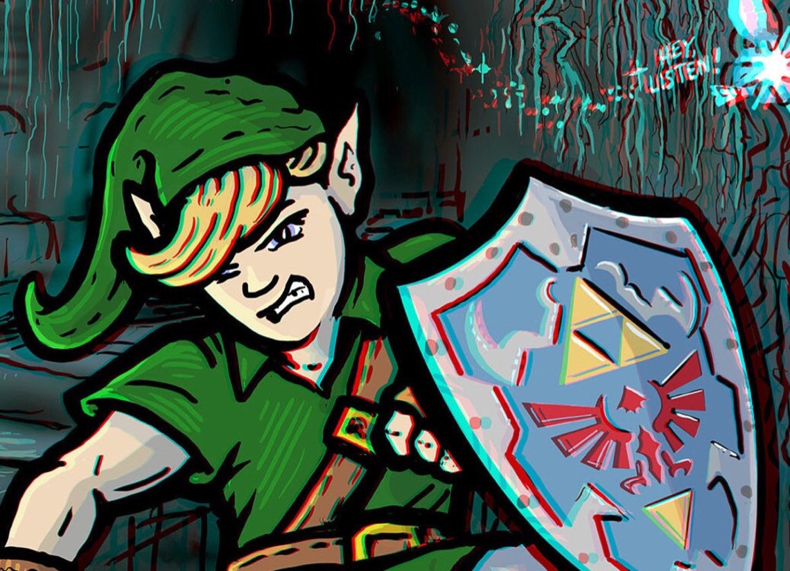 Link Breaking Pots - Zelda Ocarina of Time - Limited Edition 3D ...