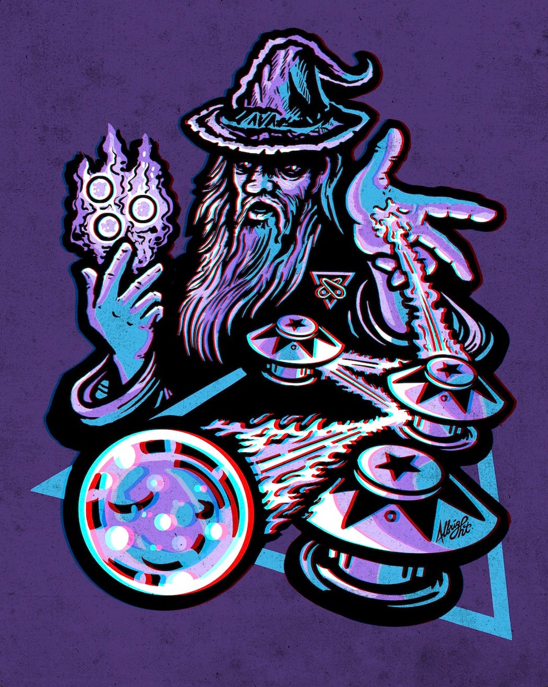 Pinball Wizard Poster Art 3D With Glasses & Standard 2D Signed Prints ...