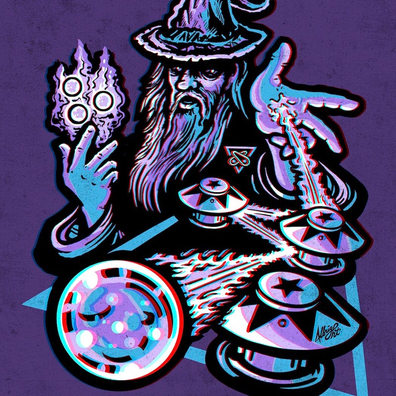Wizard Poster' - Etsy