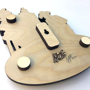 Western Pinball 3D Wall Art - 'shootenanny' Saloon Dimensional Wood ...