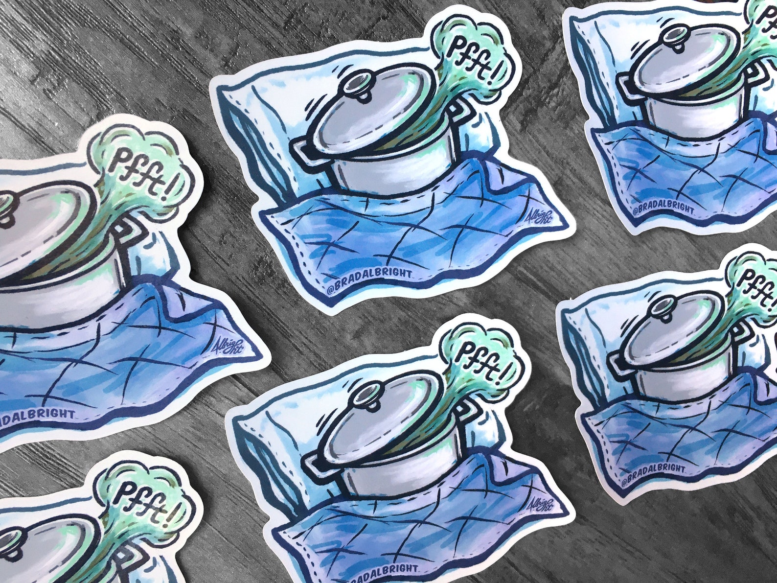 Dutch Oven Fart Sticker Water Resistant Decal FREE - Etsy