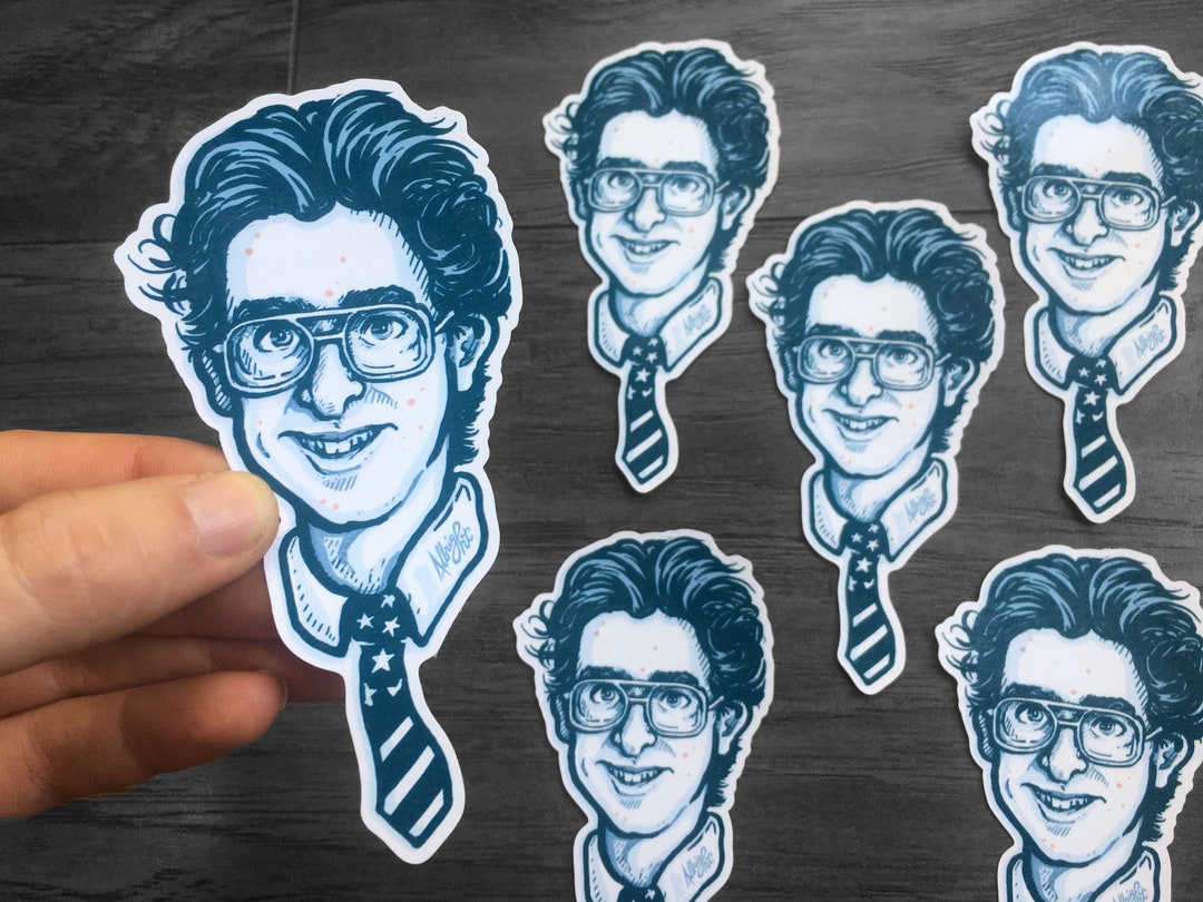 John Oliver Throwback - Portrait Drawing Sticker Decal - FREE US ...