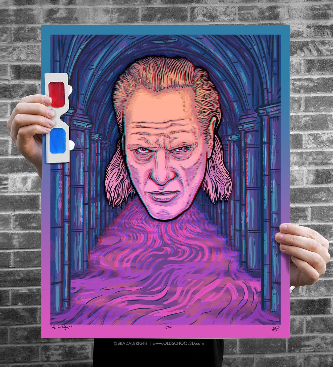 He is Vigo! - 3D Poster - Ltd Edition Ghostbusters II Inspired Poster W ...