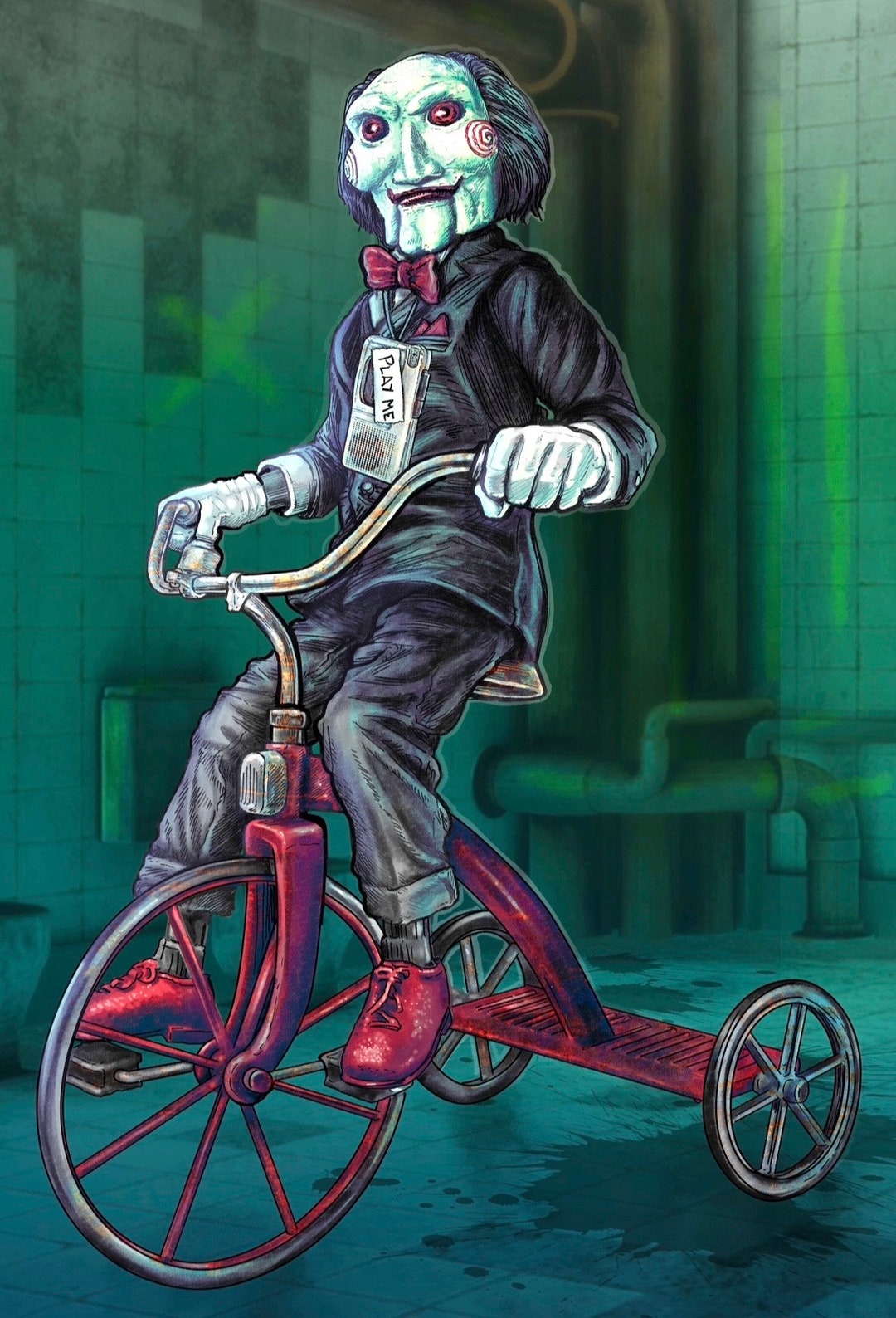 Jigsaw Billy Doll LTD Edition 12x18 Archival Giclee Print - Etsy