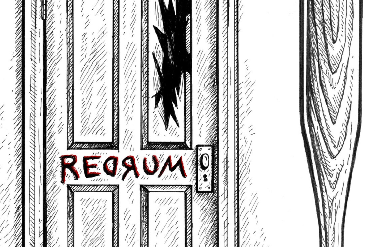 The Shining Movie Poster - Prop Illustrations - Etsy