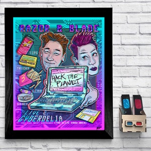 Razor & Blade at Cyberdelia - HACK THE PLANET!! Ltd Edition 3D Hackers ...