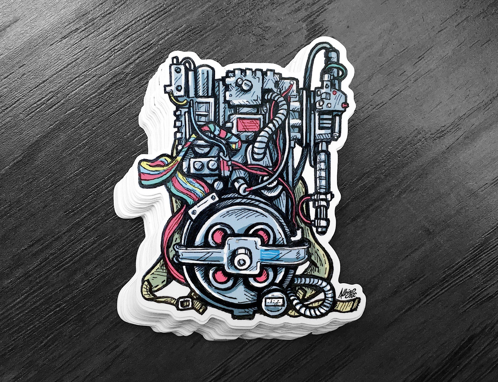 Proton Pack Sticker Decal FREE US SHIPPING - Etsy