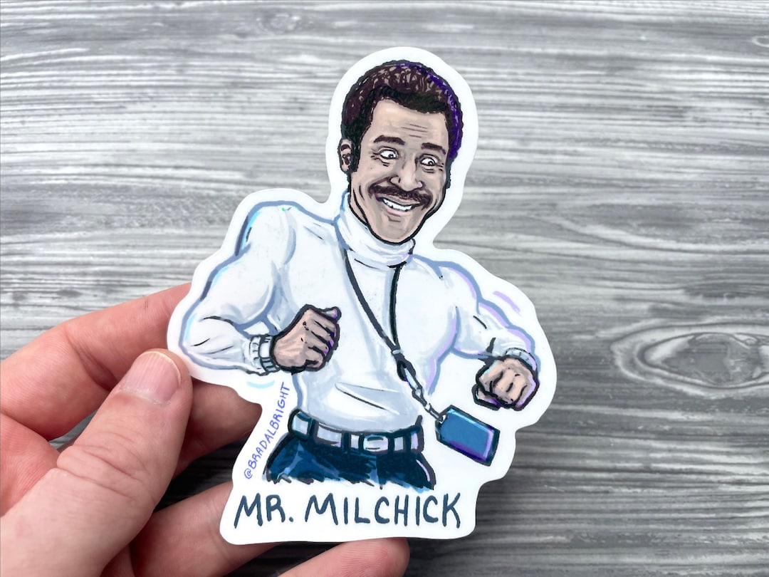 Mr Milchick Dancing - Severance Sticker Illustration - Waterproof ...