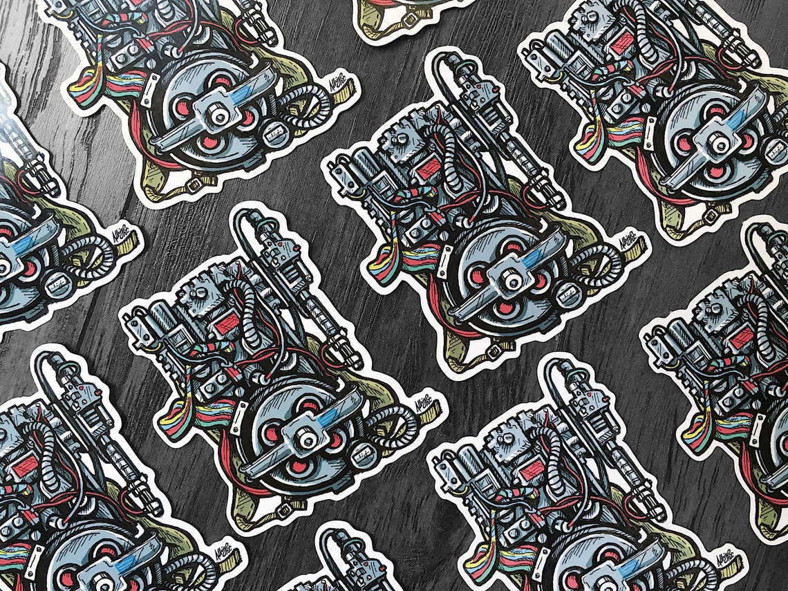 Proton Pack - Sticker Decal - FREE US SHIPPING - Etsy