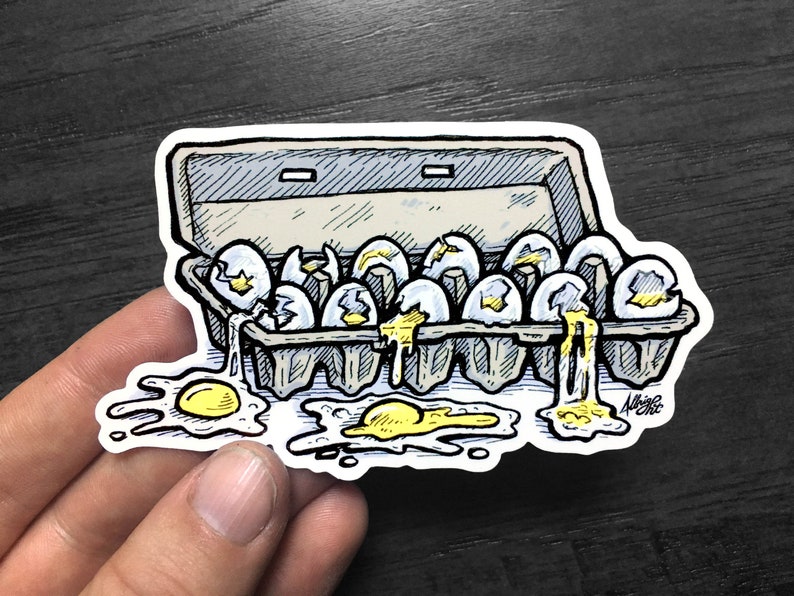 There is No Dana Only Zuul's Dozen Eggs Sticker Decal - Etsy