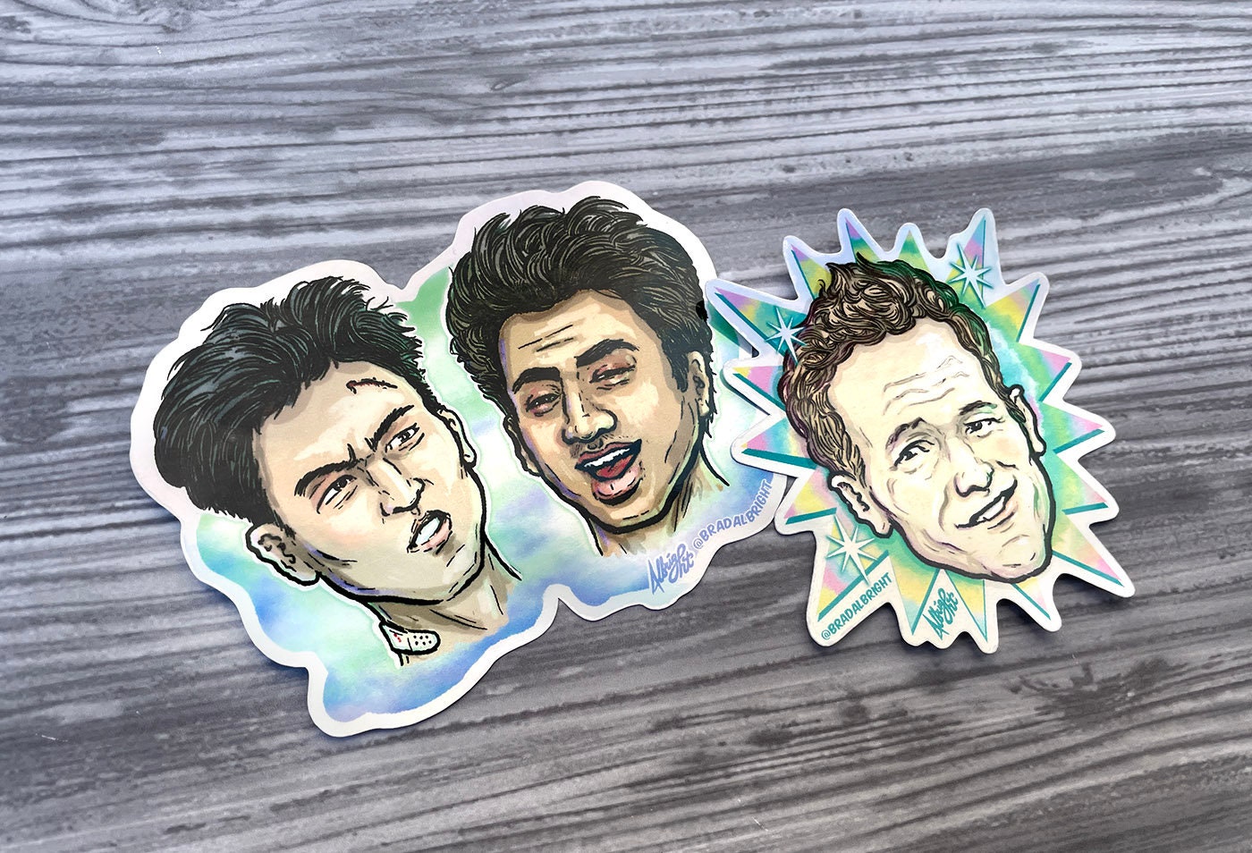 Harold & Kumar NPH Holographic Foil Sticker Decals FREE - Etsy UK