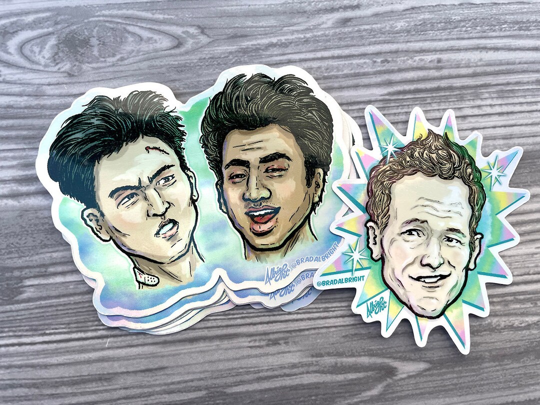 Harold & Kumar + NPH! - Holographic Foil Sticker Decals - FREE Shipping ...
