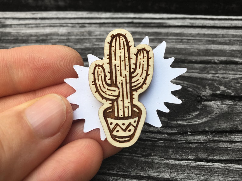 Mix-n-match Pin Pack 3-for-20 Engraved Solid Wood Lapel Pin | Etsy