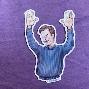 Bill Hader 'alan' Dancing Meme - Sticker & Magnet Sets - Etsy