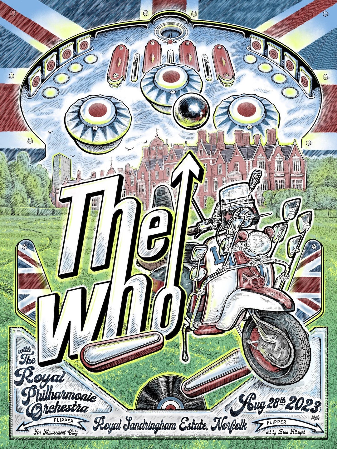 The Who - Official Show Poster - Signed and Numbered LTD Artist Proof ...