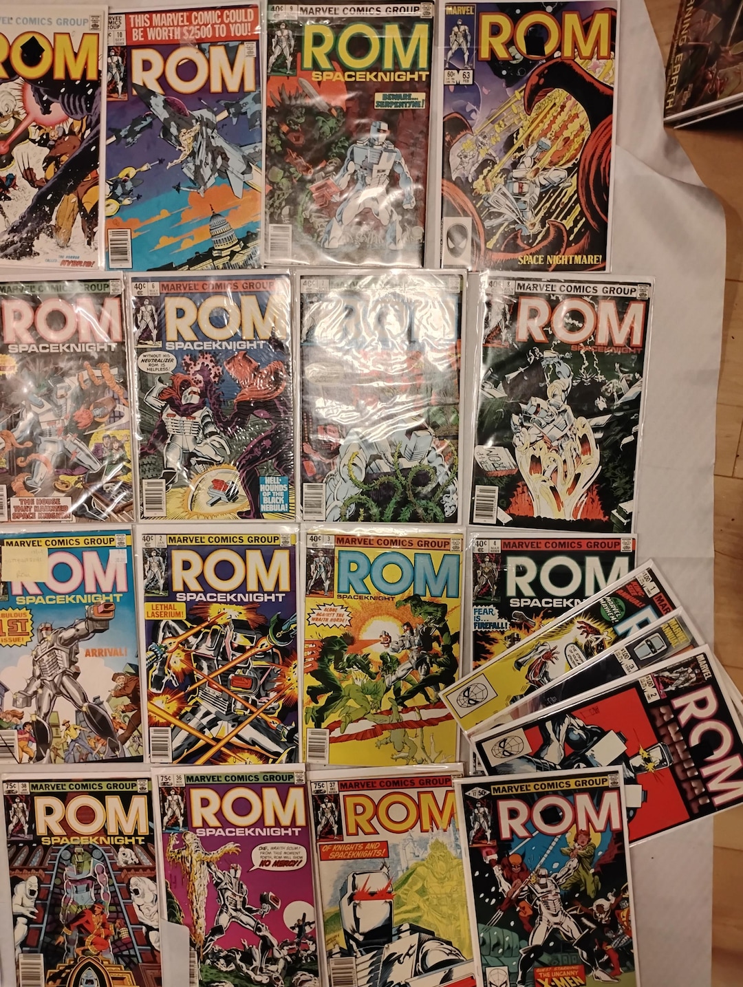 Complete Marvel ROM the Spaceknight Comic Run Issues #1 Through #63 ...
