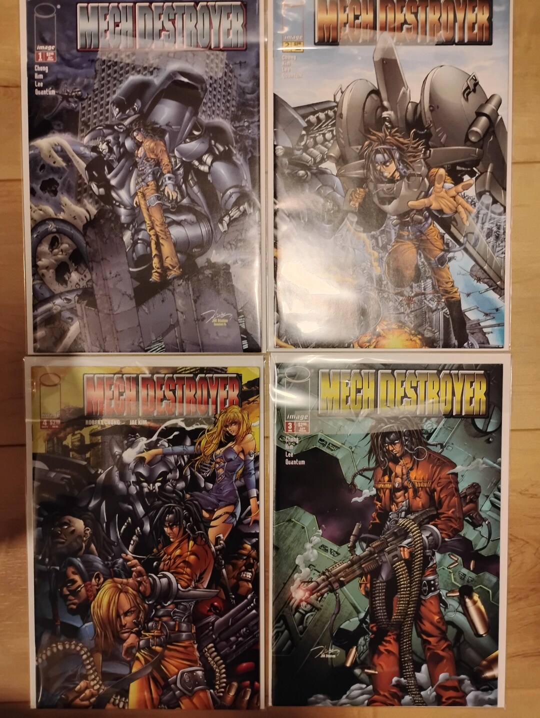 Mech Destroyer #1–4 2001 Image Comics Complete Set • 9.0–9.4 Near Mint ...