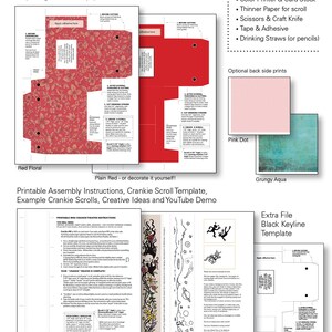 Printable "crankie" Box Scroll Theater Instant Digital Download ...
