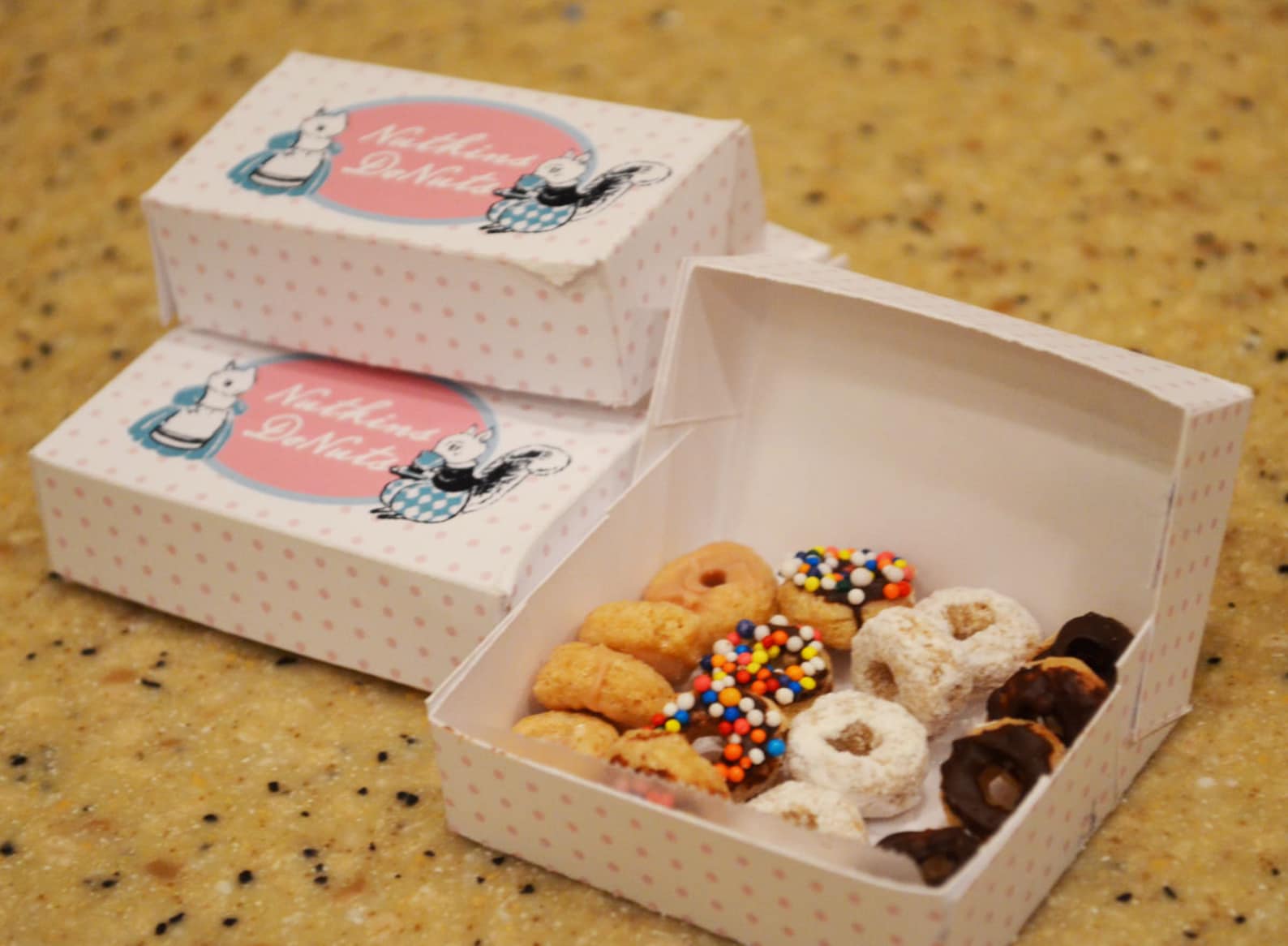 Tiny Elf Donut Box Instant Digital Download, Adorable Printable Box ...