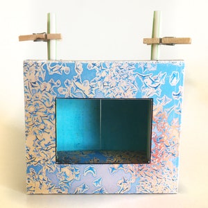 Grunge Metal-look Printable "crankie" Box Scroll Theater Instant ...