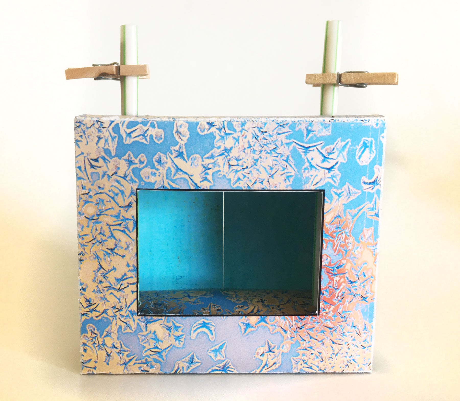Grunge Metal-look Printable "crankie" Box Scroll Theater Instant ...