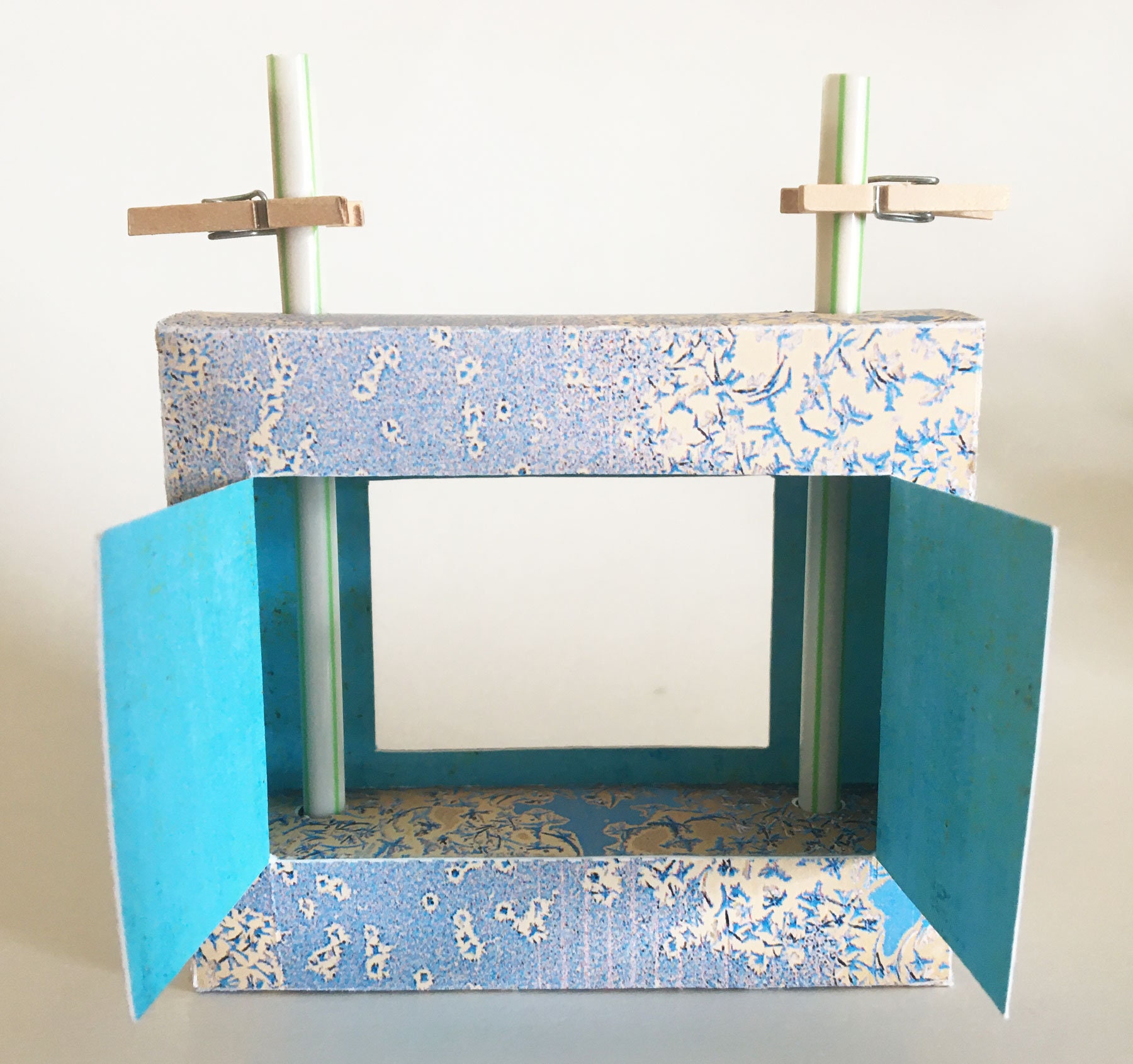 Grunge Metal-look Printable "crankie" Box Scroll Theater Instant ...