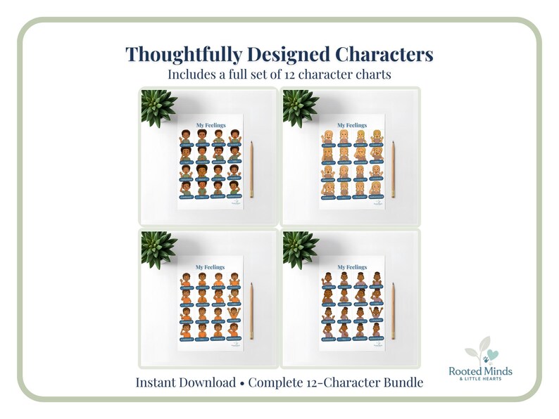 My Feelings Chart for Kids – Printable Feelings Chart | SEL Emotion ...