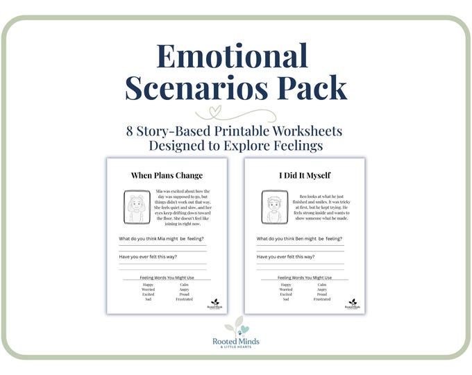 Social-emotional Skills Workbook - Feelings & Behavior Activities for ...