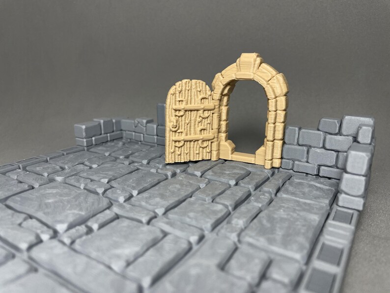 Dungeon Doors (opening) – Modular Terrain for Dungeon Crawlers, Rpgs ...