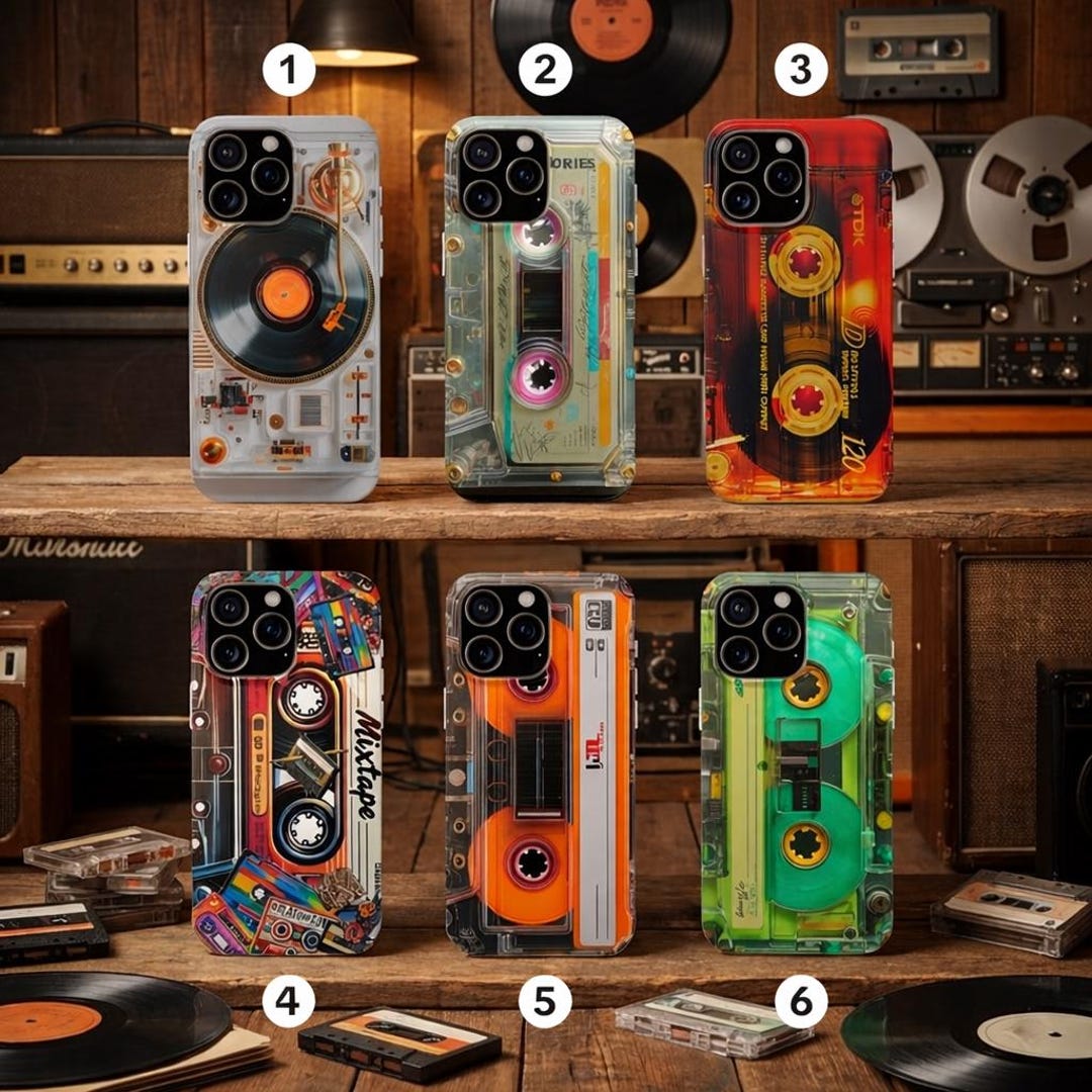 Vintage,retro Cassette Tape Phone Case - Etsy