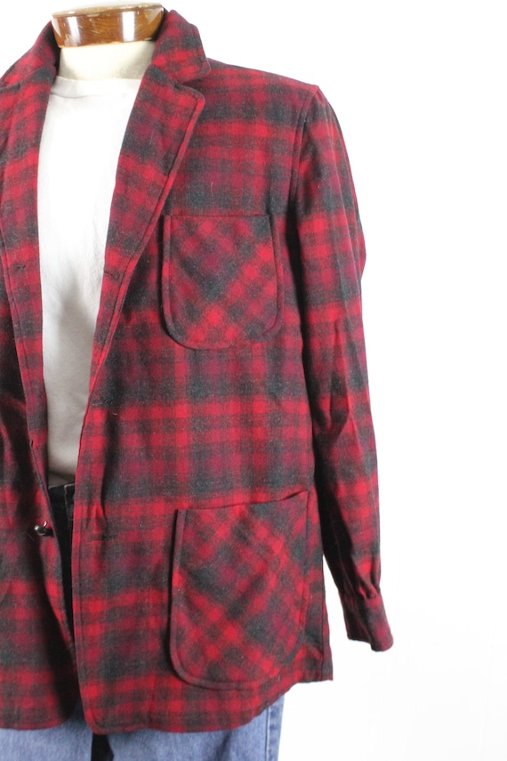 50's Pendleton 49er Plaid Jacket Medium M - Gem