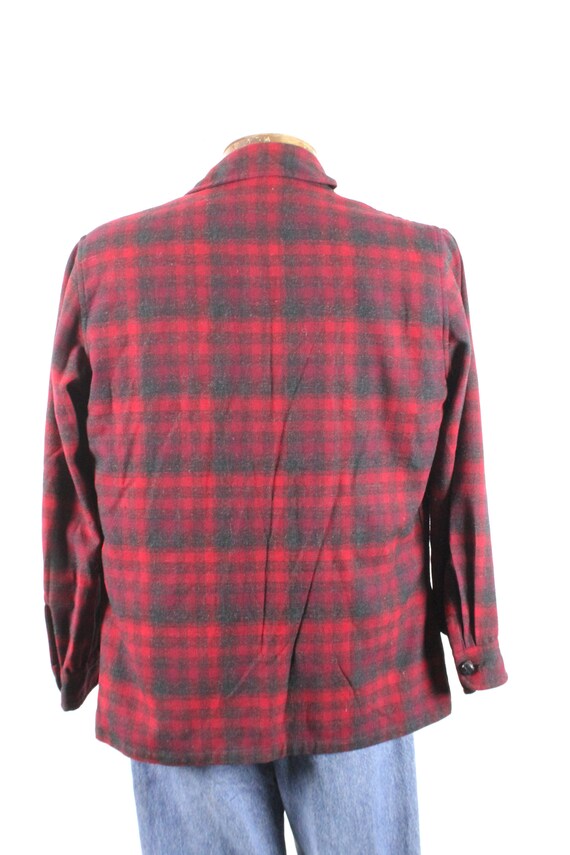 50's Pendleton 49er Plaid Jacket Medium M - Gem
