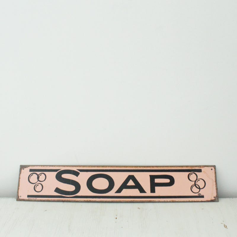 Vintage Soap Sign - Etsy