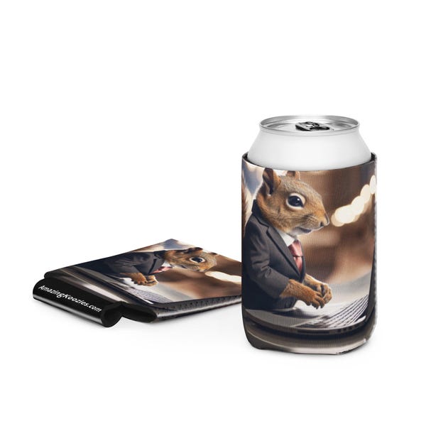 Squirrel Koozie - Etsy