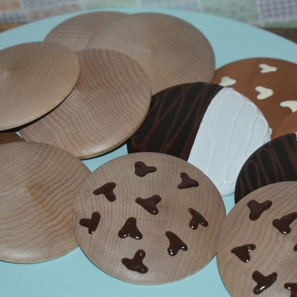 Wood Cookies - Etsy