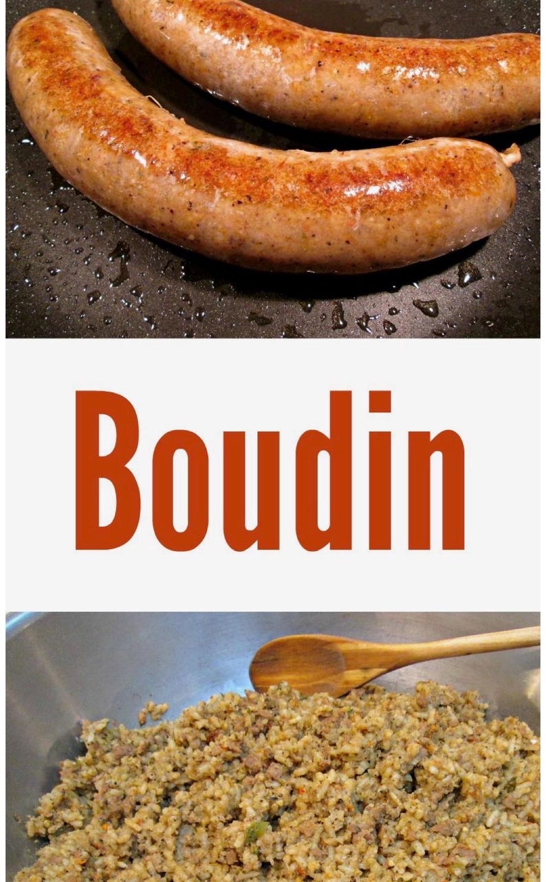 Authentic Homemade Cajun Pork Boudin. the Louisiana Staple!!! Vintage ...
