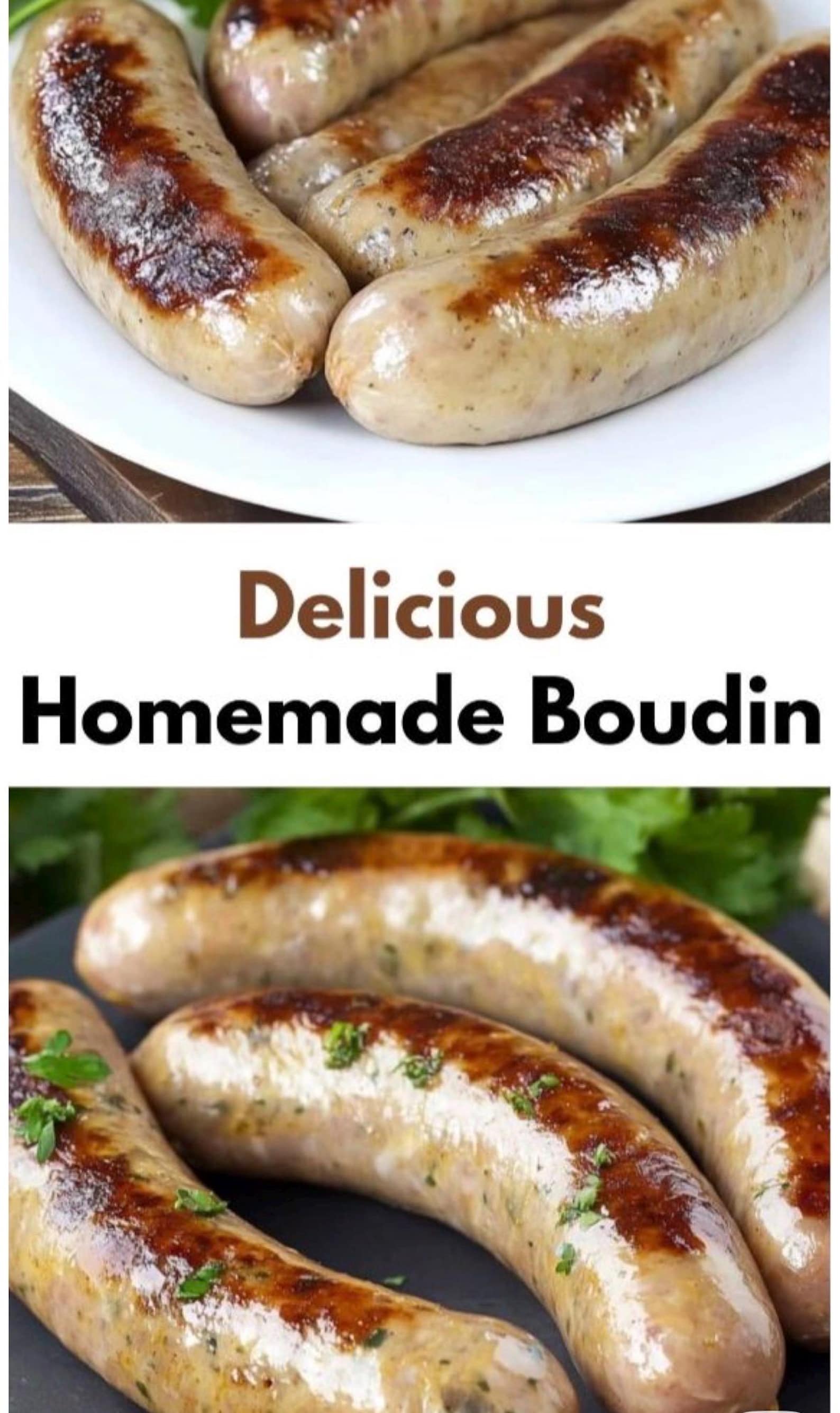 Authentic Homemade Cajun Pork Boudin. the Louisiana Staple!!! Vintage ...