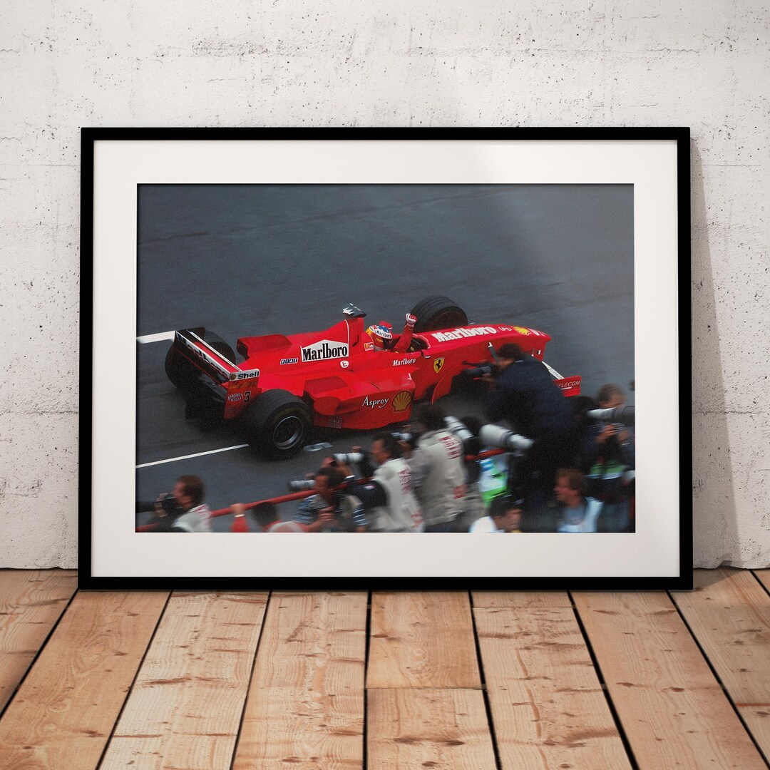 Vintage Ferrari F1 Photography Poster | Motorsport Wall Art - Etsy