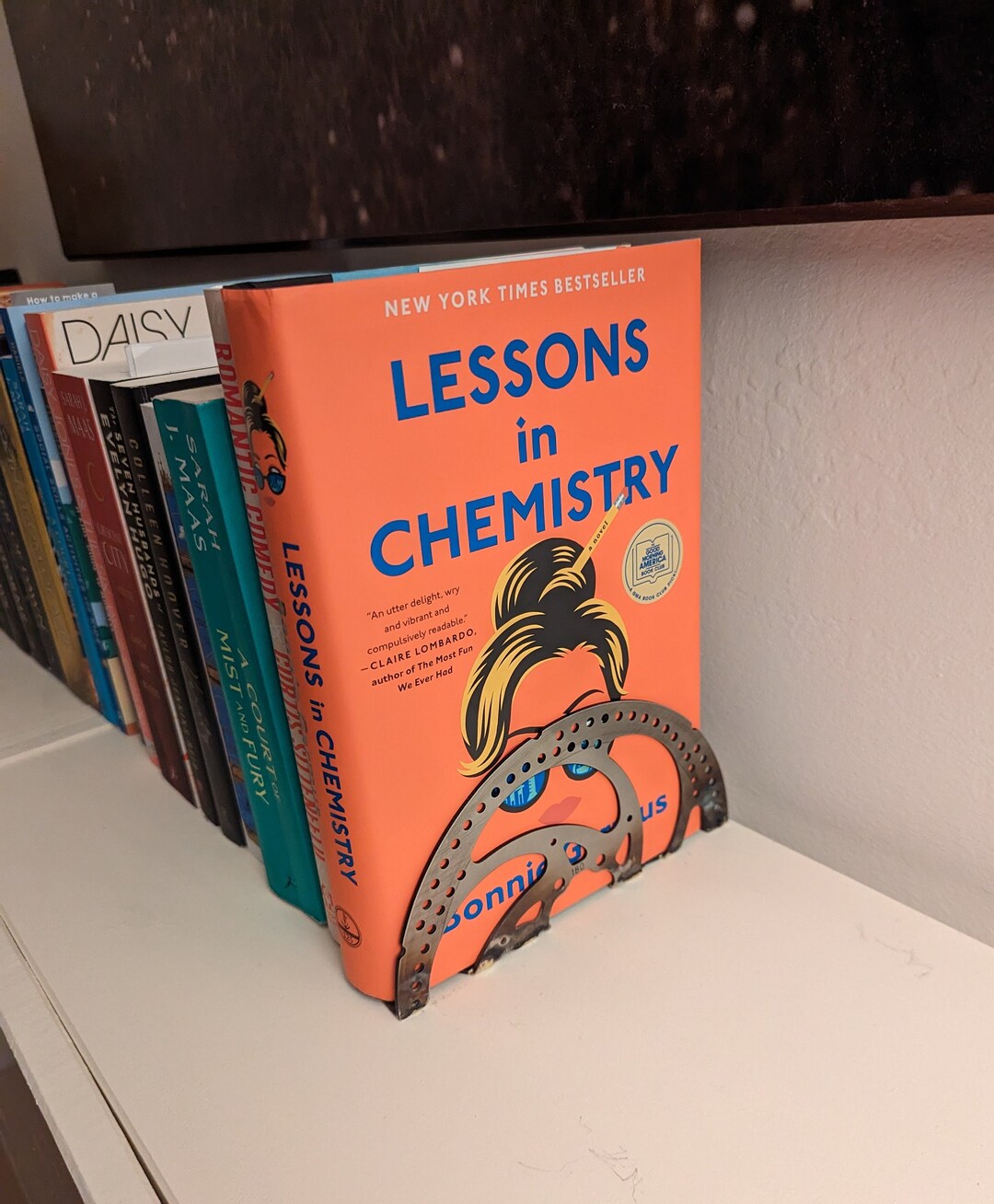 Bookends, Upcycled Bike Parts, Disc Brake, Gift for Cyclist, Pair - Etsy